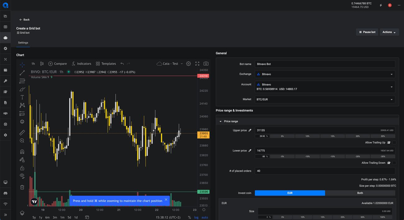 Coinbase Trading Bot - Altrady